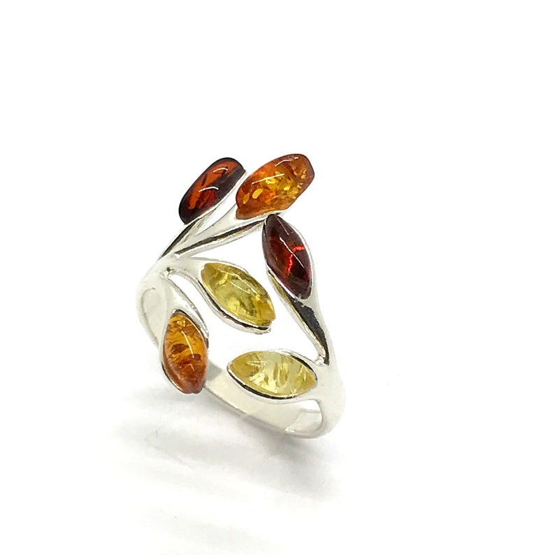 Baltic Amber Rings – The Amber Lady